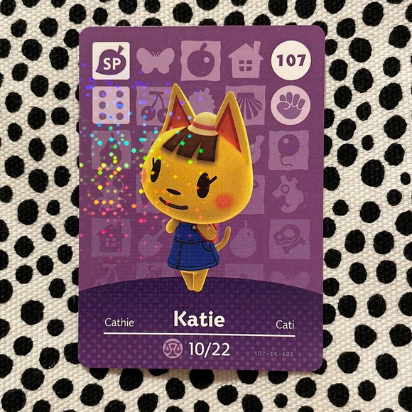 Other | Genuine Acnh Katie Npc Amiibo Card | Poshmark